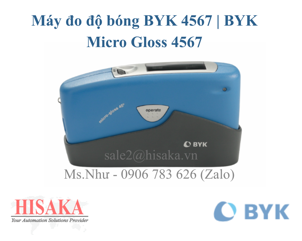 Máy đo độ bóng BYK 4567 | BYK Micro Gloss 4567 - Hisaka Việt Nam